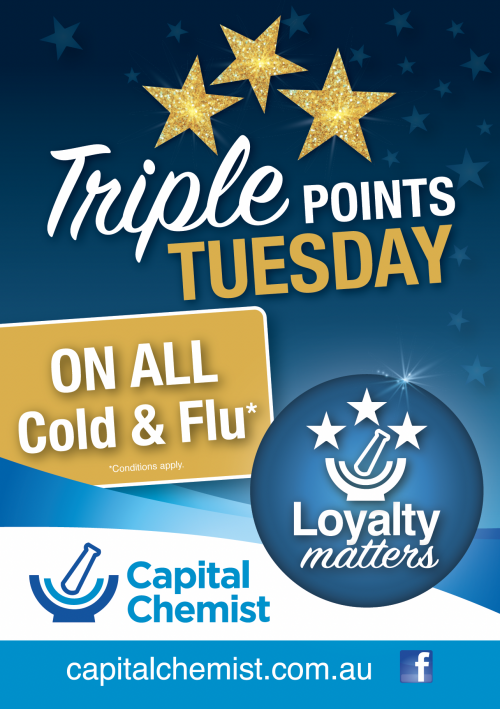 Triple Points Tuesday - Capital Chemist MOS