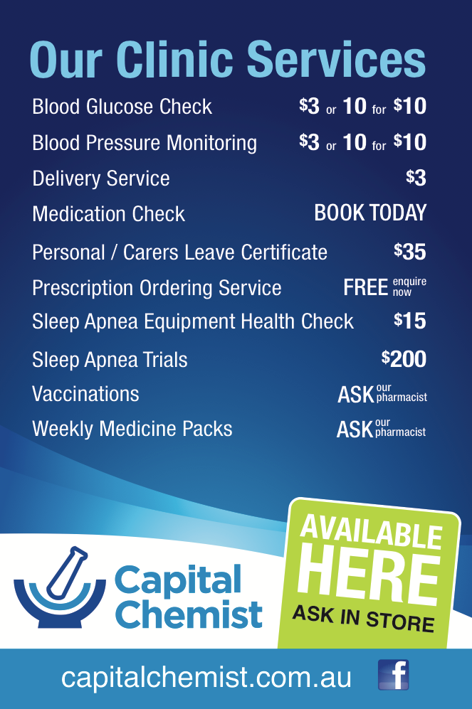 Hughes Our Clinic Services - Capital Chemist MOS