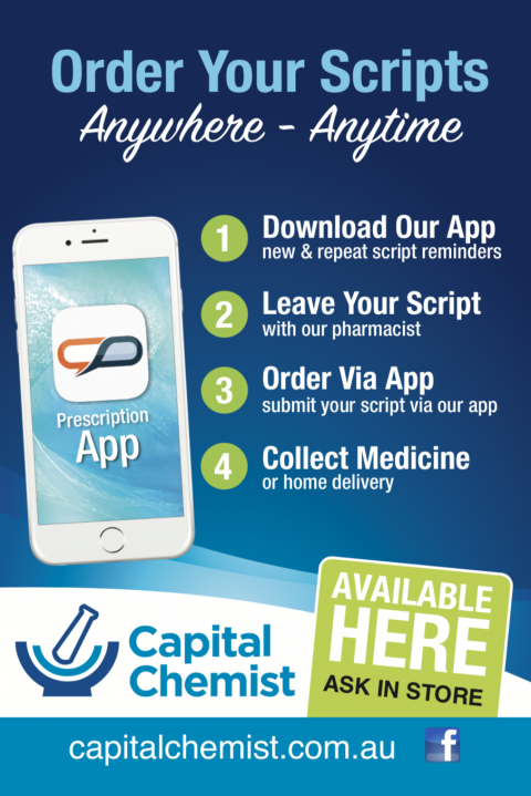 Order Your Scripts - Capital Chemist MOS